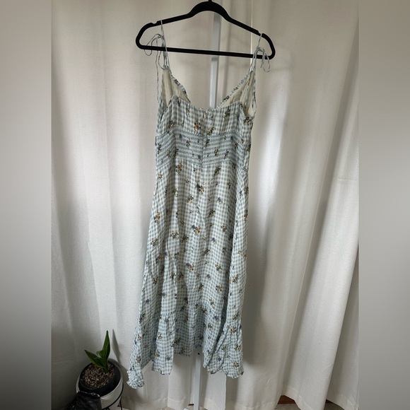 Reformation | Dresses | Reformation Embry Alfresco Gimham Floral Print ...